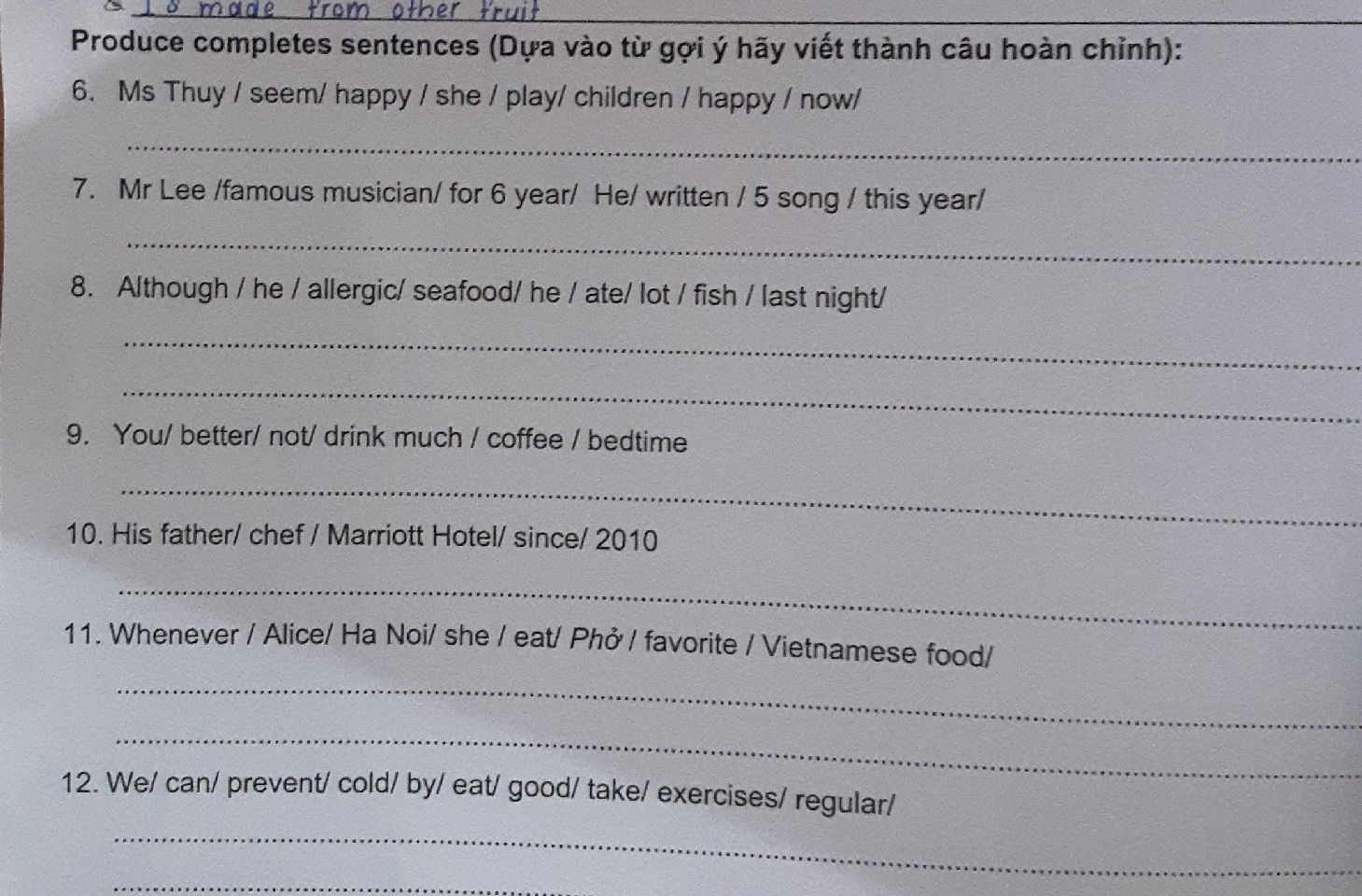 9. You/better/ not/ drink much / coffee / | StudyX