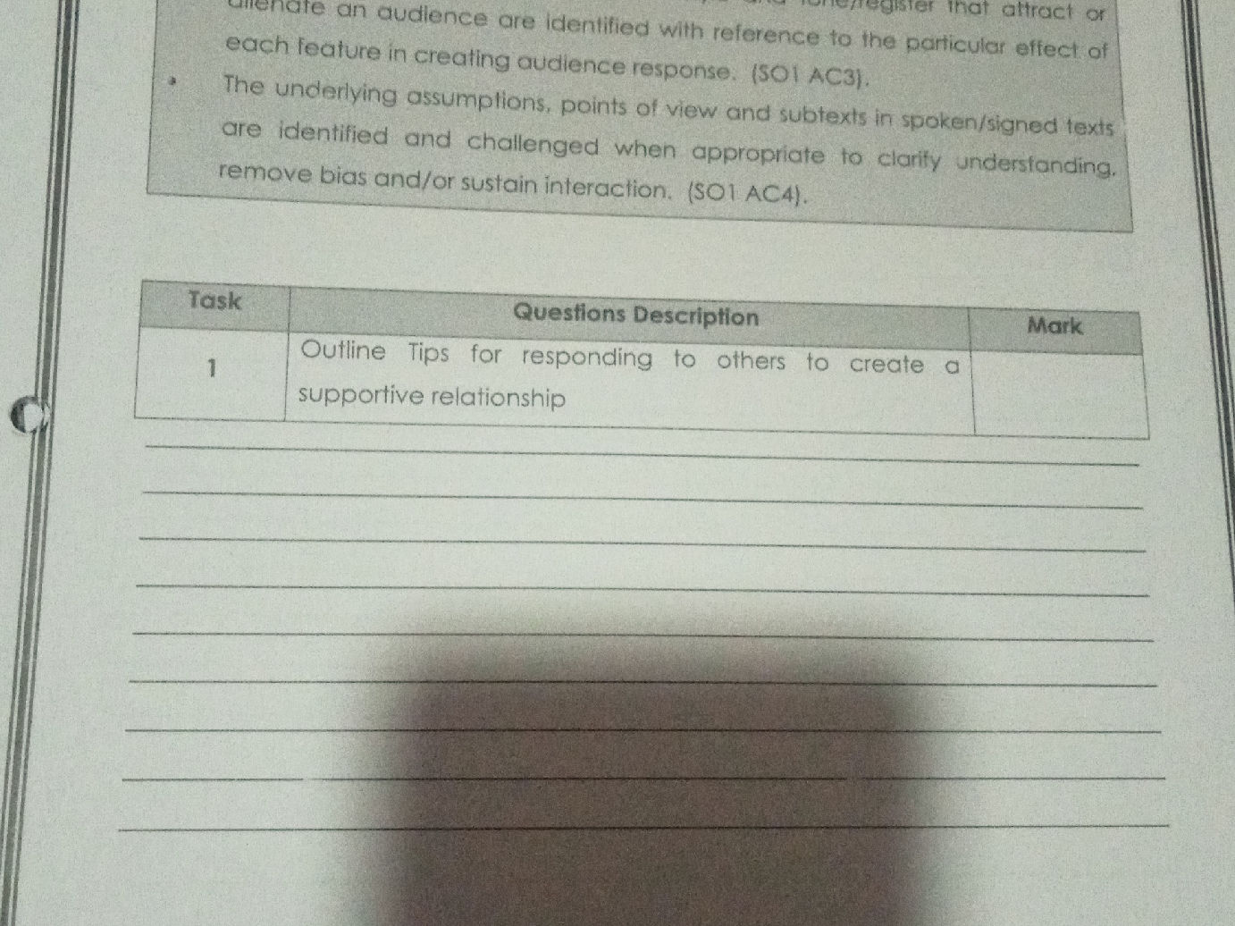 Task 1 Questions Description Outline Tips | StudyX