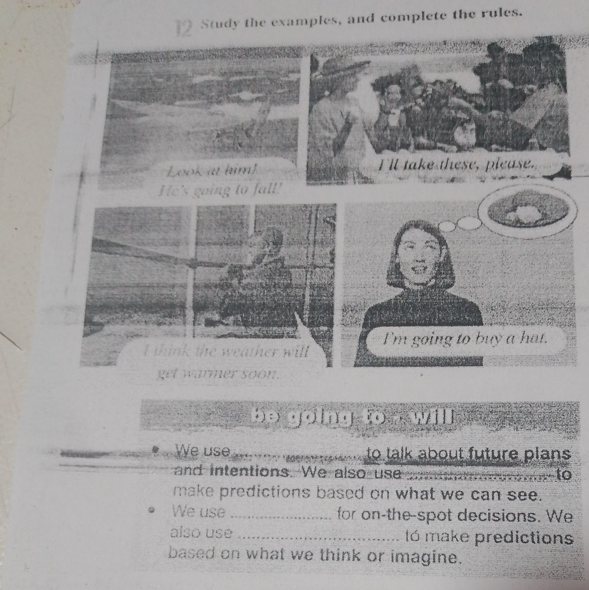 Study the examples, and complete the rules. | StudyX