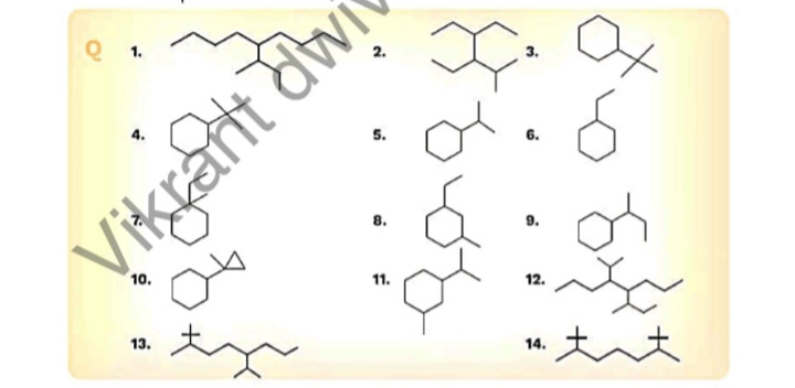 Q 1. [Structure of 4-ethyl-3-methyloctane] | StudyX