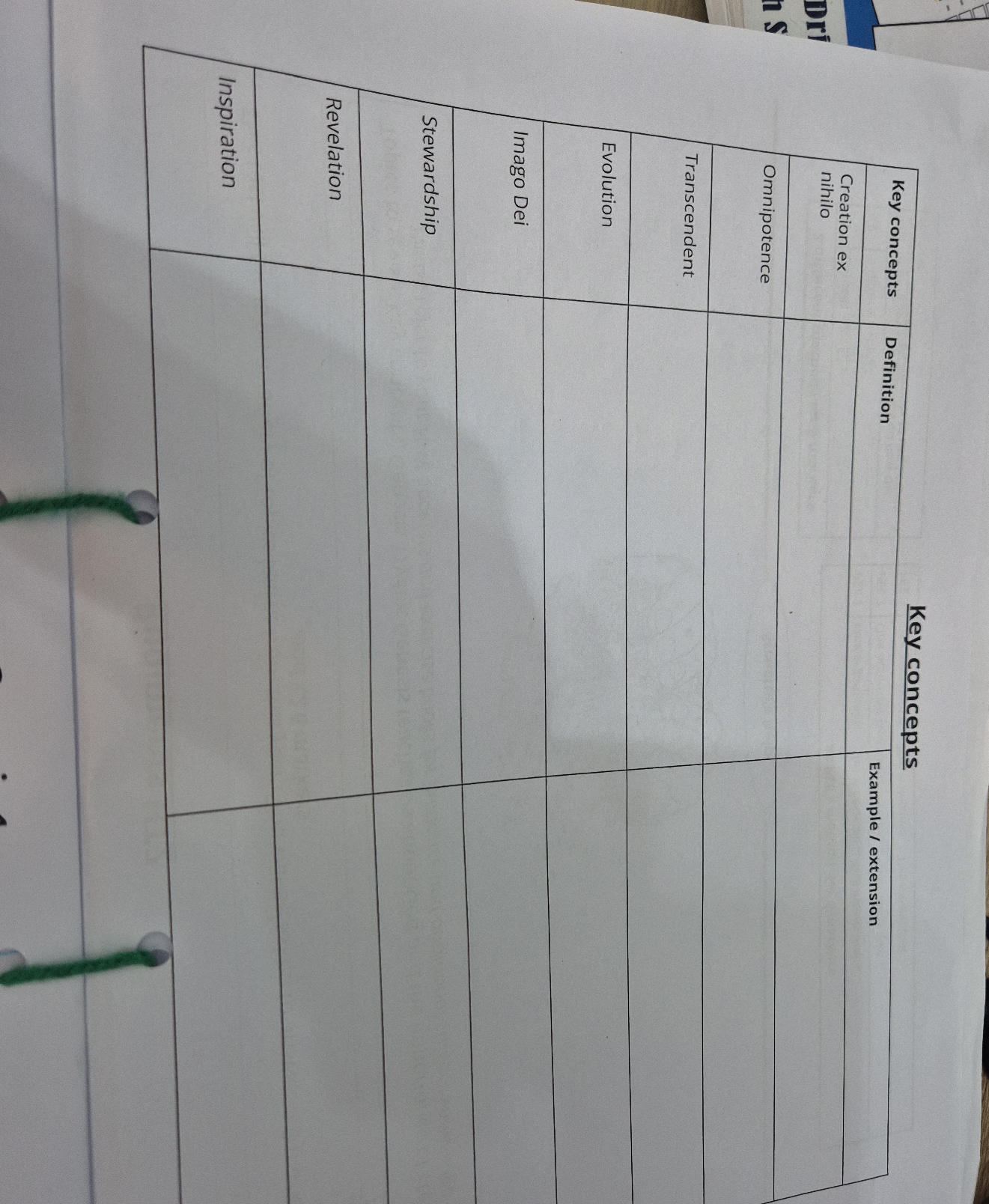 Complete the table below by providing the | StudyX
