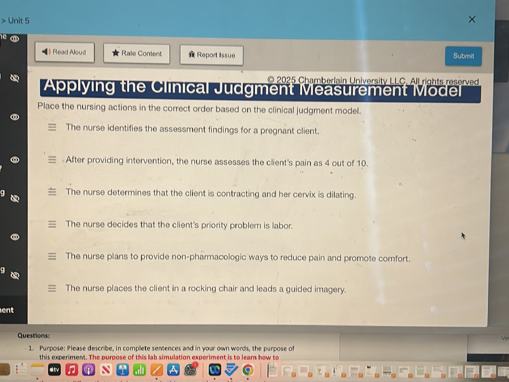 Applying the Clinical Judgment Measurement | StudyX