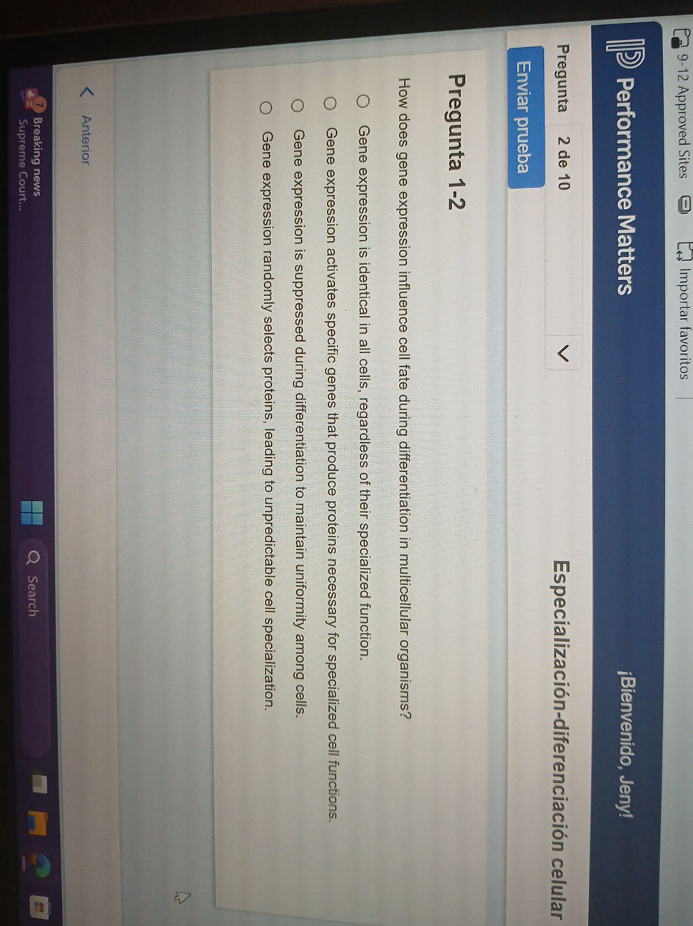 How does gene expression influence cell fate | StudyX