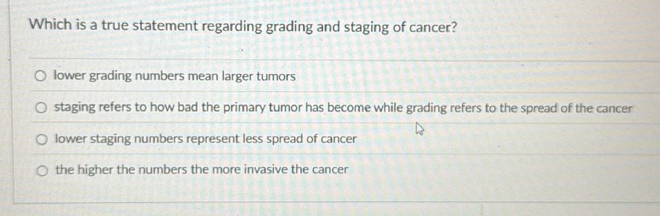 Which is a true statement regarding grading | StudyX