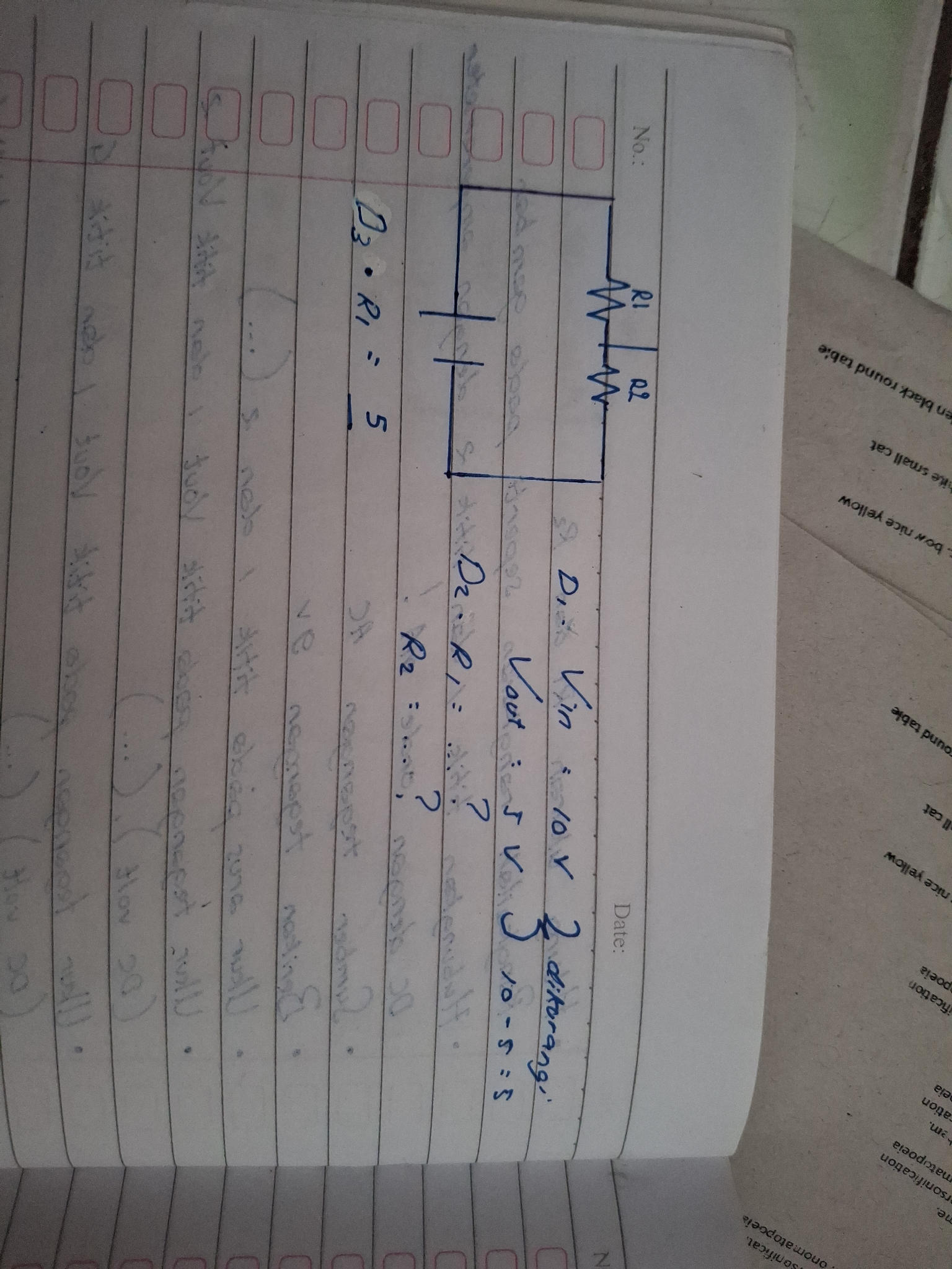No.: Date: Circuit Diagram: [Diagram shows | StudyX