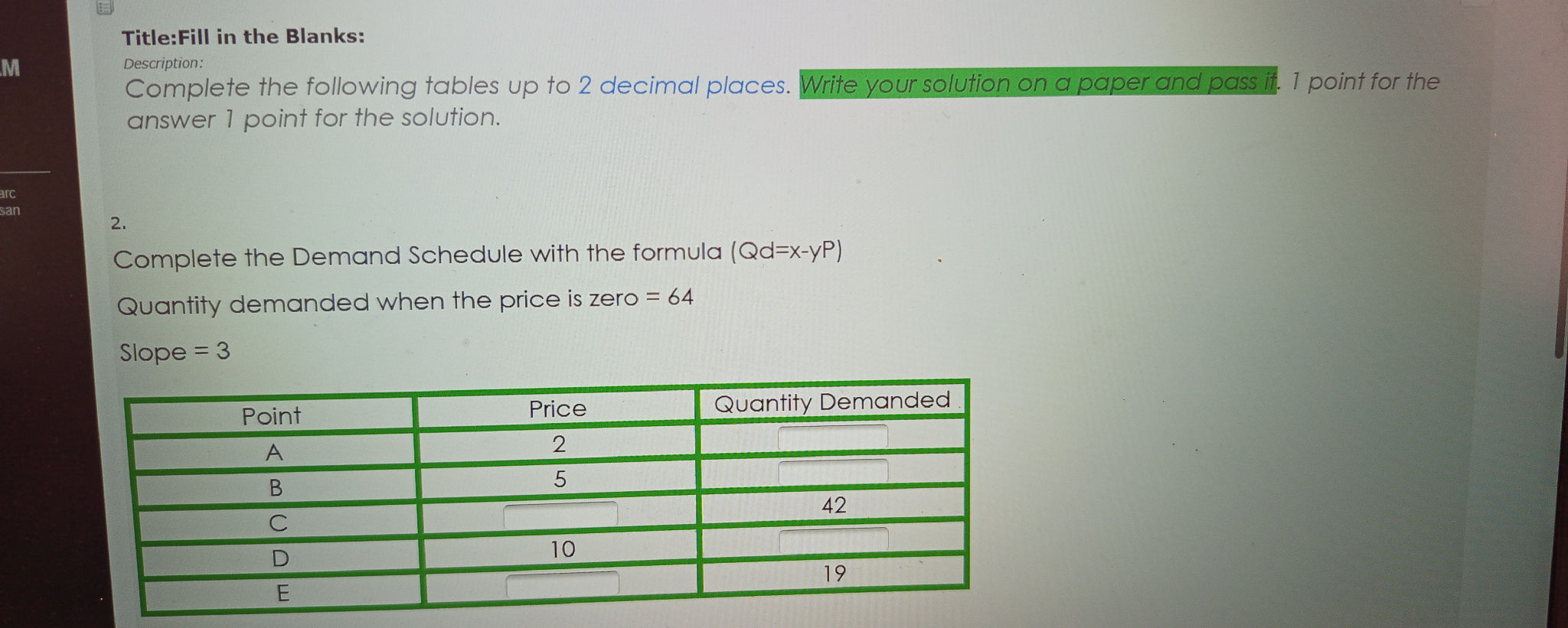 Title:Fill in the Blanks: Description: | StudyX