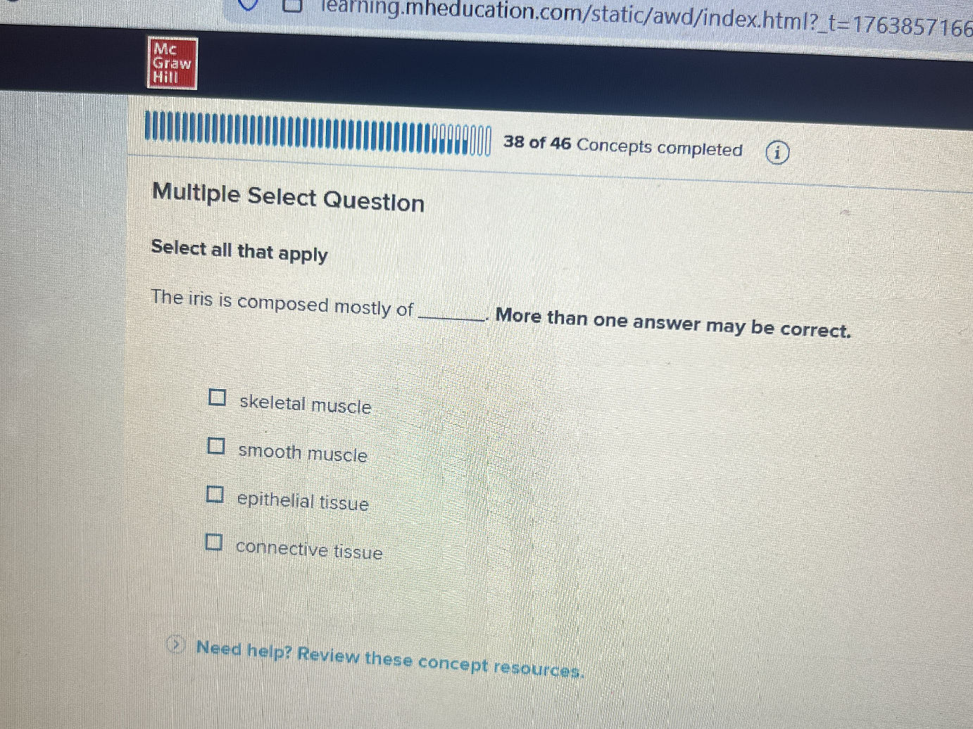 Multiple Select Question Select all that | StudyX