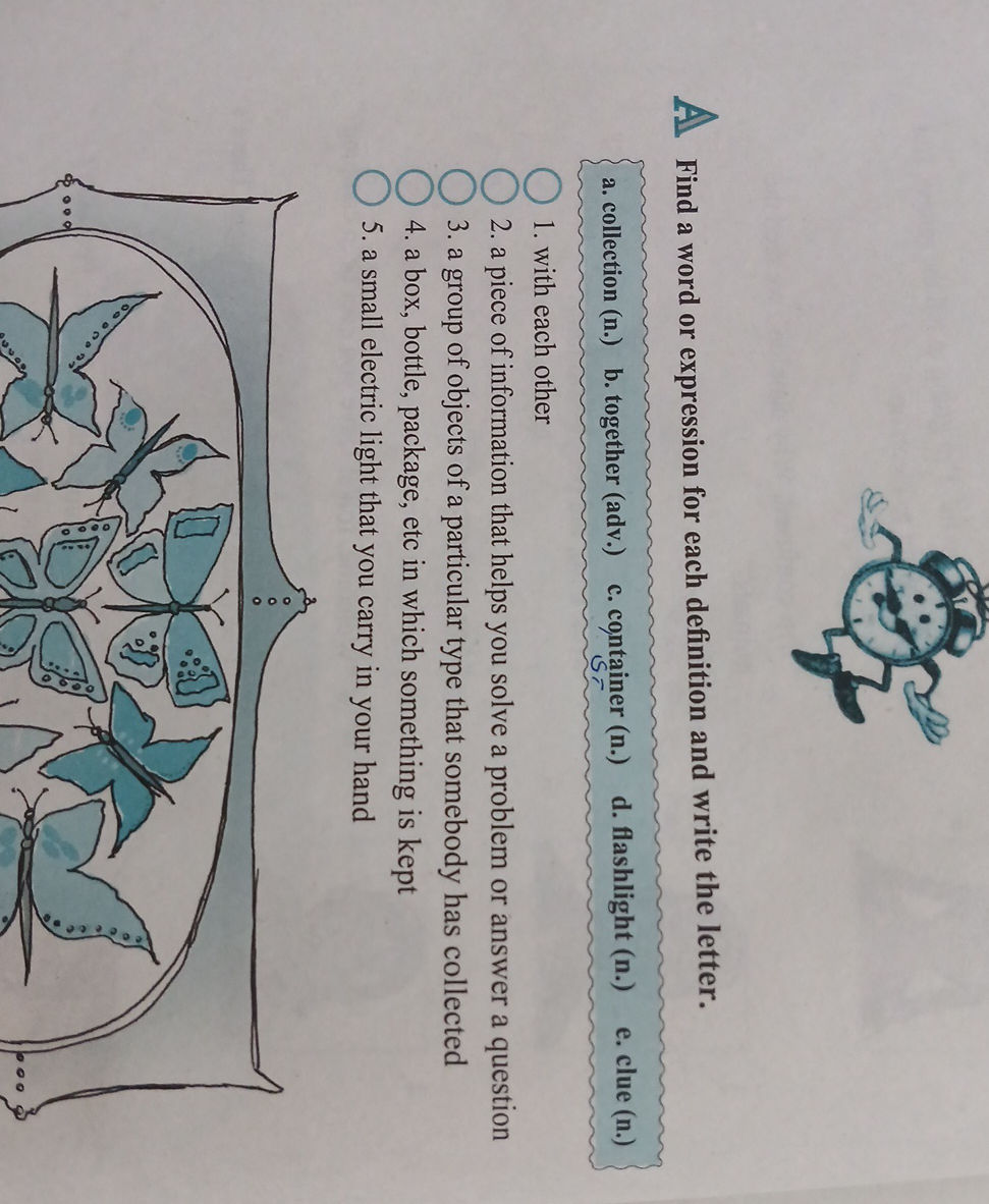 A Find a word or expression for each | StudyX