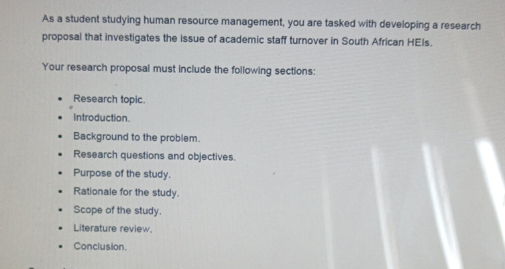 As a student studying human resource | StudyX