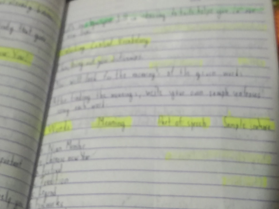 After finding the meaning, write your own | StudyX