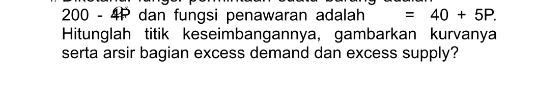 Diketahui fungsi permintaan suatu barang | StudyX