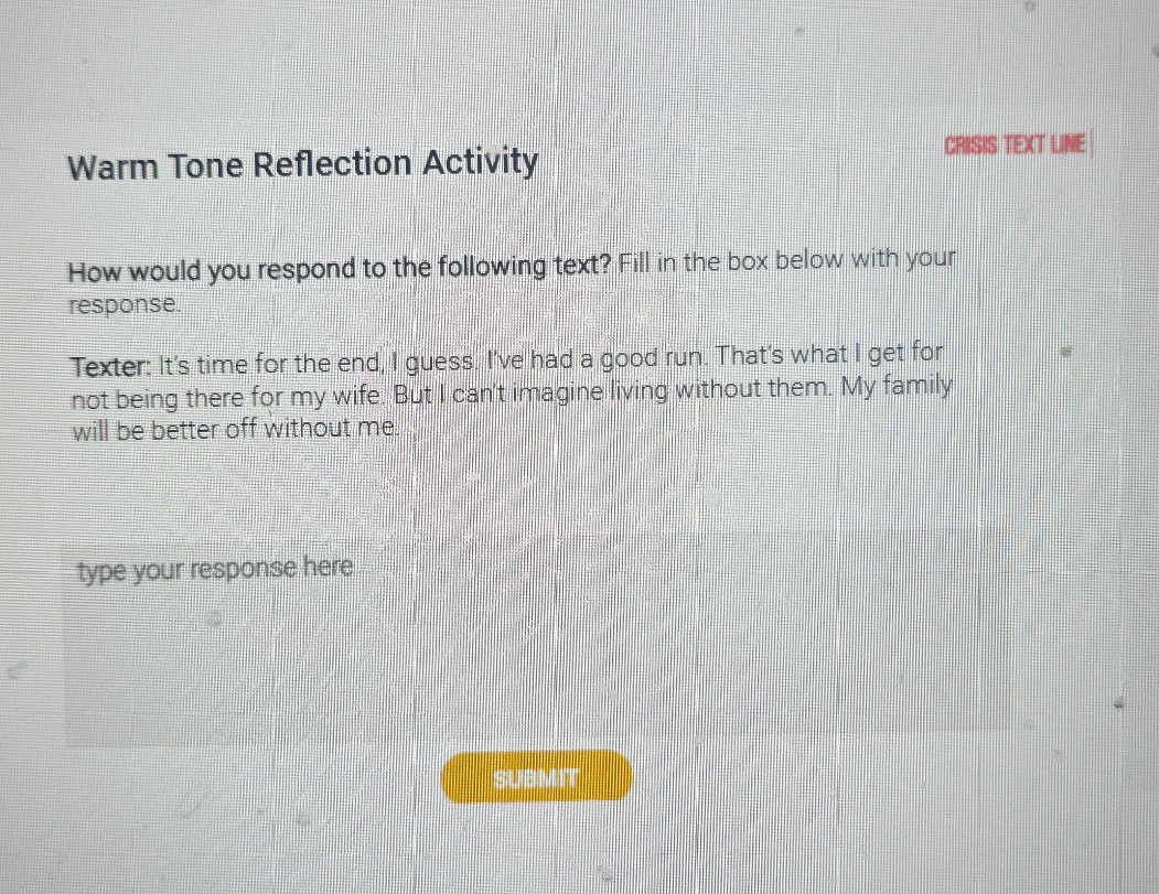 Warm Tone Reflection Activity How would you | StudyX