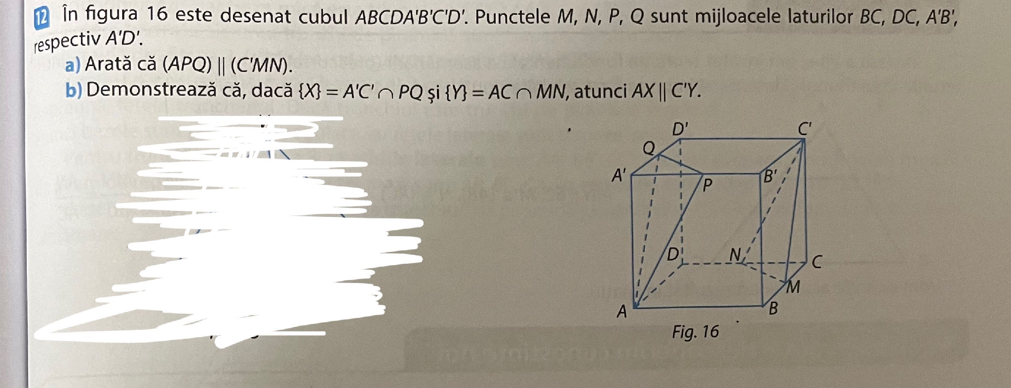 În figura 16 este desenat cubul | StudyX