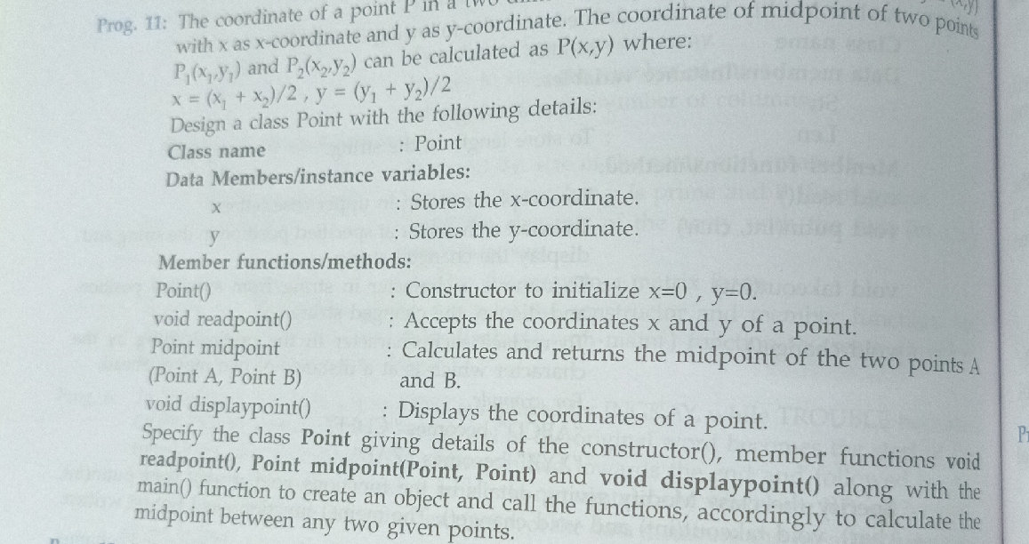 Prog. 11: The coordinate of a point P in a | StudyX