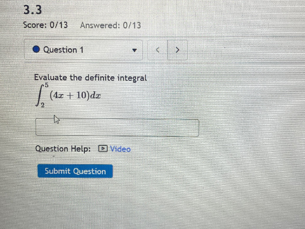 Evaluate the definite integral $$ _{2}^{5} | StudyX