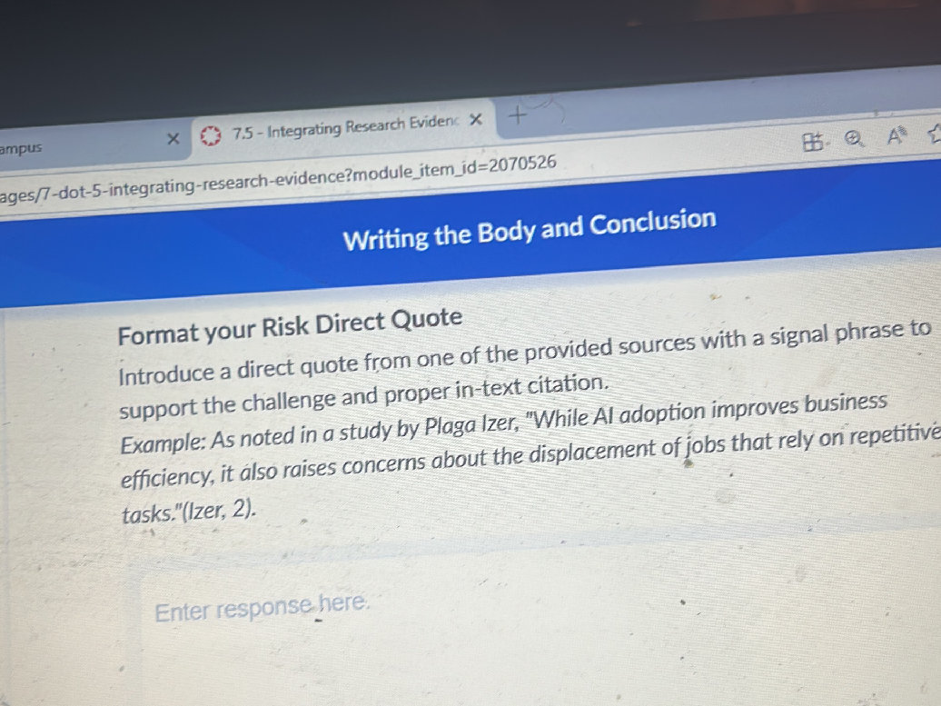 Format your Risk Direct Quote Introduce a | StudyX