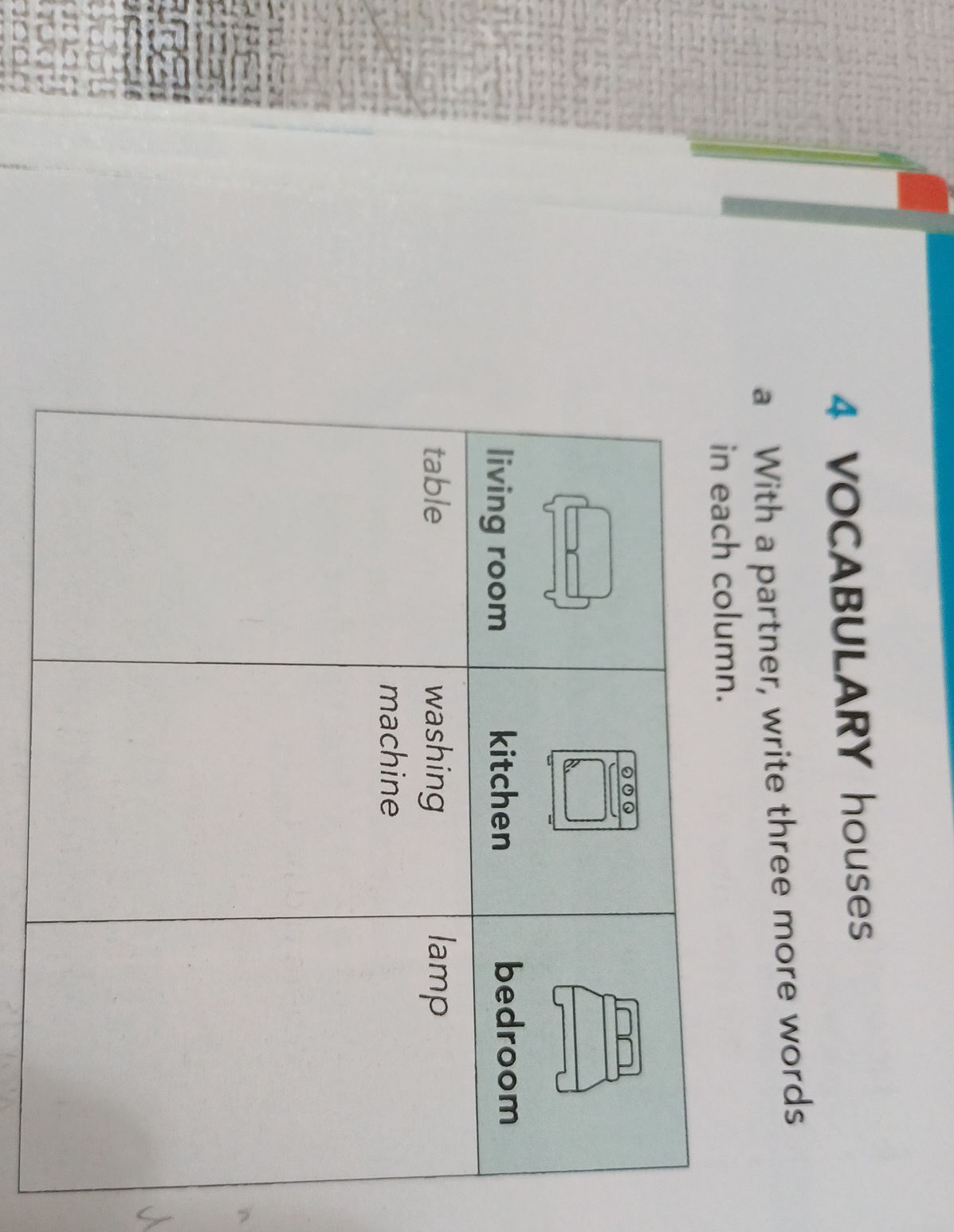 4 VOCABULARY houses a With a partner, write | StudyX