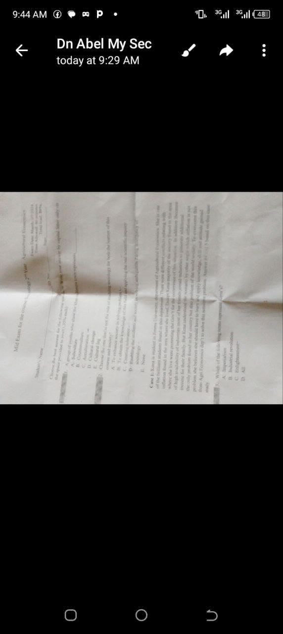 Choose the best answer for the question in | StudyX