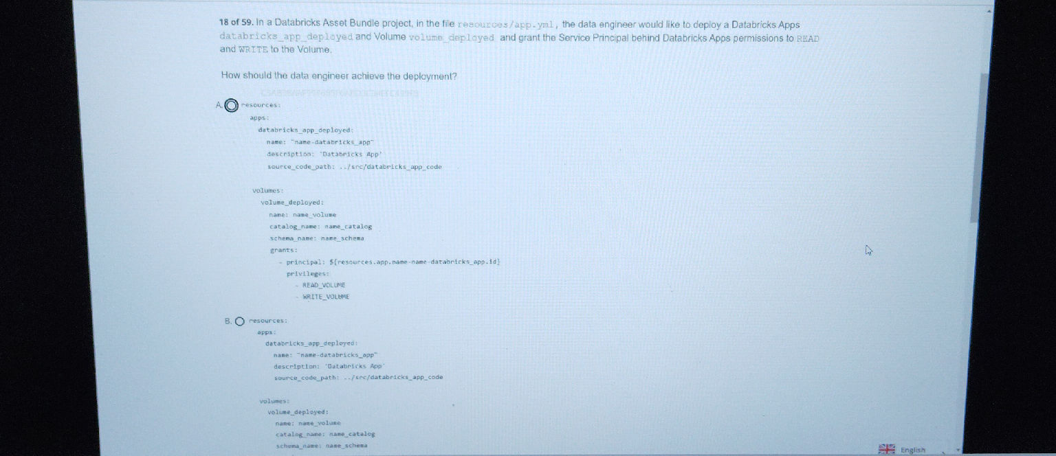 In a Databricks Asset Bundle project, in the