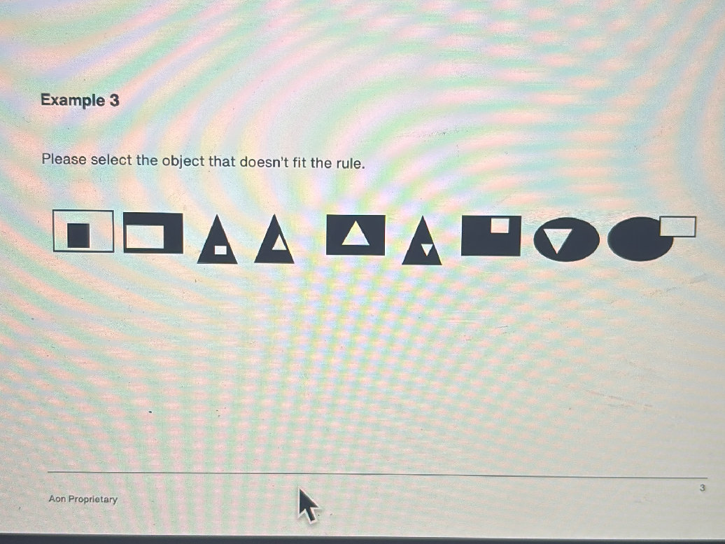 Example 3 Please select the object that | StudyX