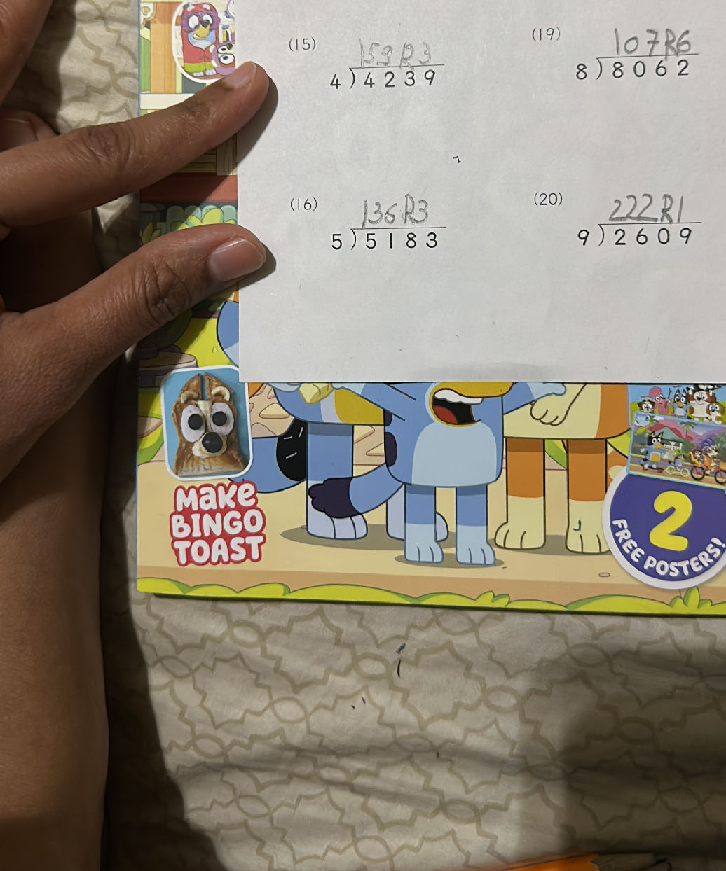 Solve the long division problem and check | StudyX