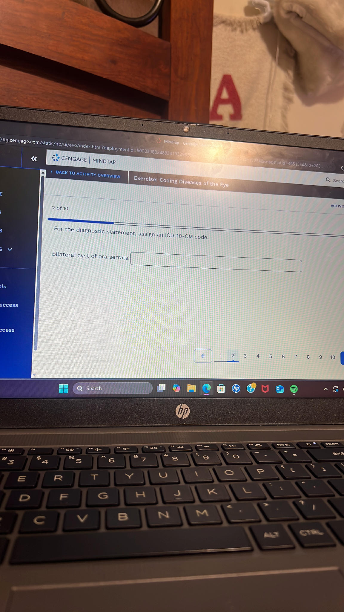 For the diagnostic statement, assign an | StudyX