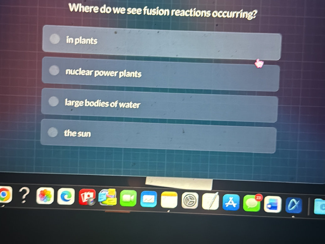 Where do we see fusion reactions occurring? | StudyX