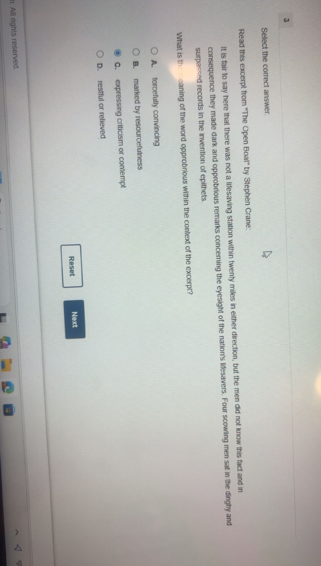 Select the correct answer. Read this | StudyX