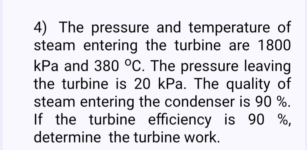 The pressure and temperature of steam | StudyX