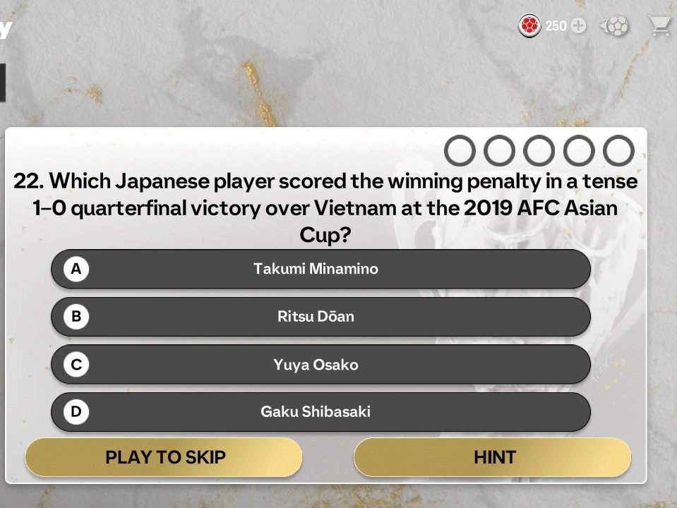 Which Japanese player scored the winning