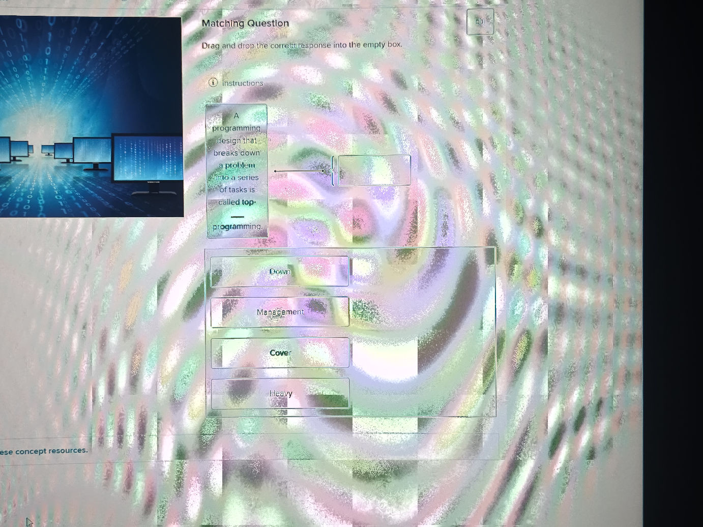 Matching Question Drag and drop the correct | StudyX