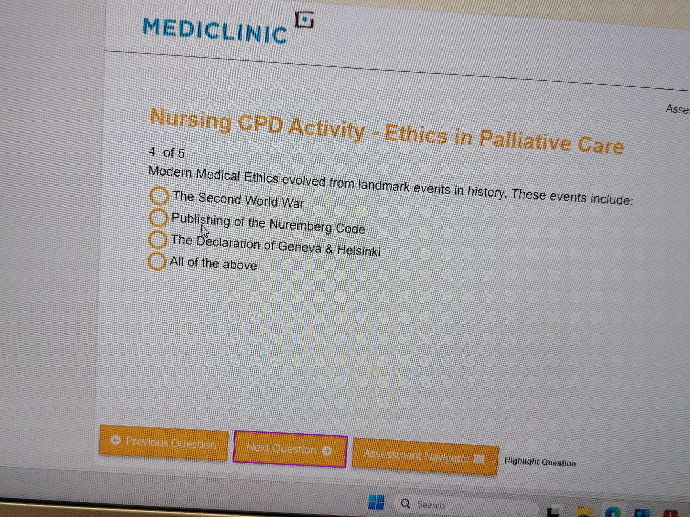 Nursing CPD Activity - Ethics in Palliative | StudyX