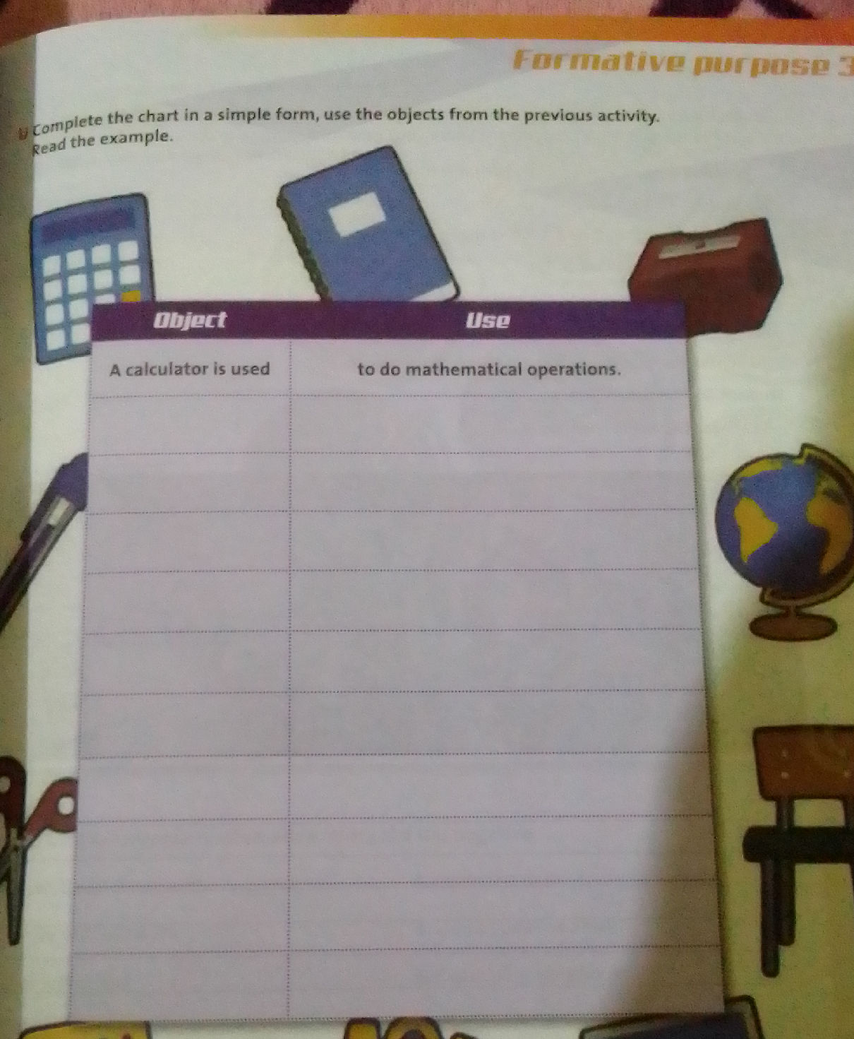 Complete the chart in a simple form, use the | StudyX