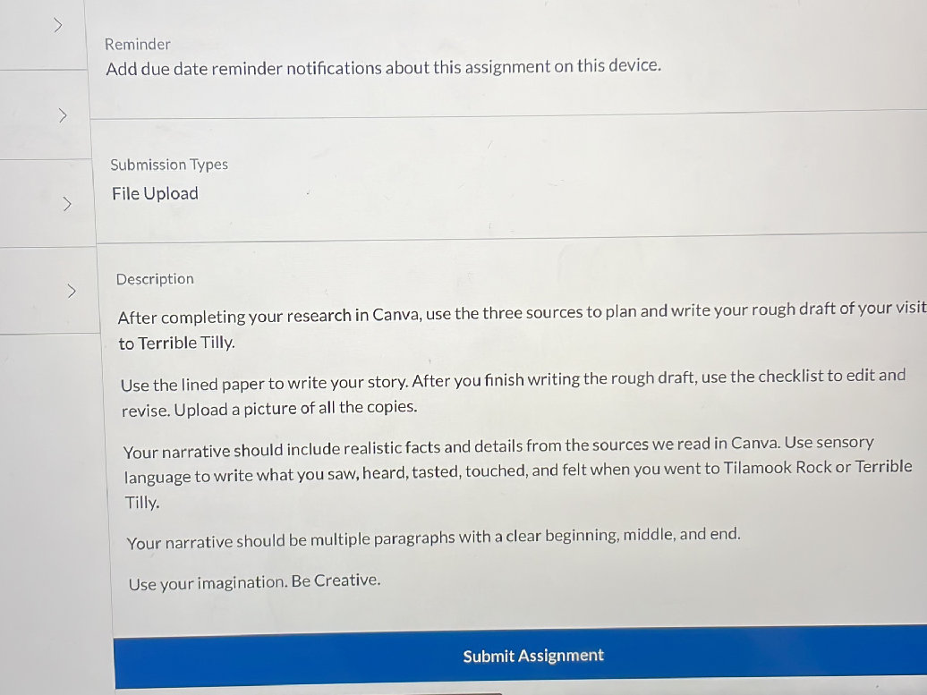 After completing your research in Canva, use | StudyX