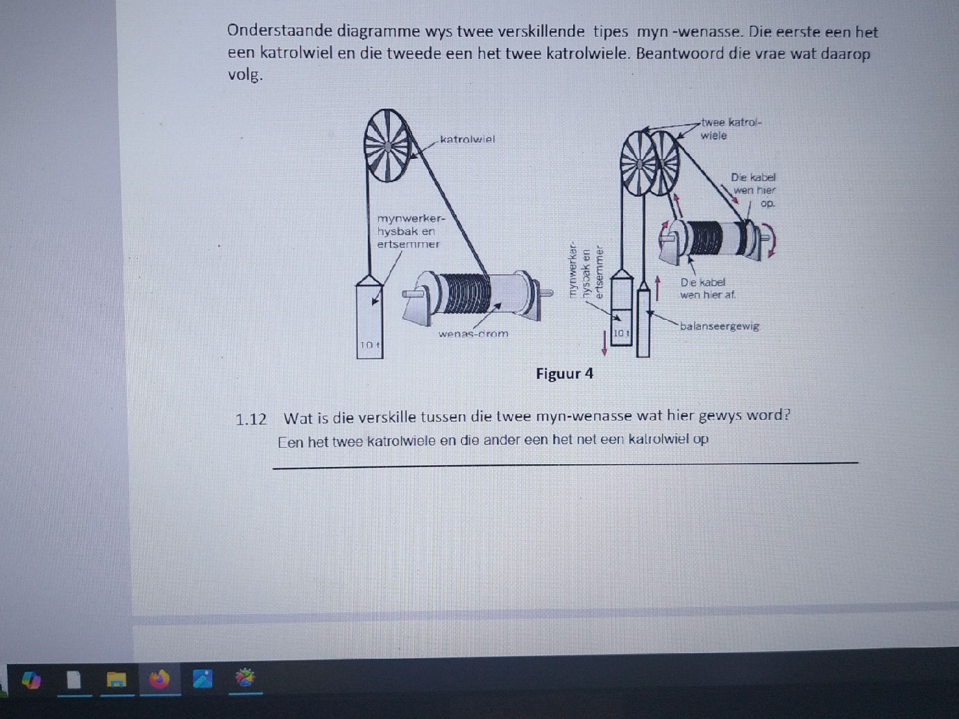 Onderstaande diagramme wys twee verskillende | StudyX