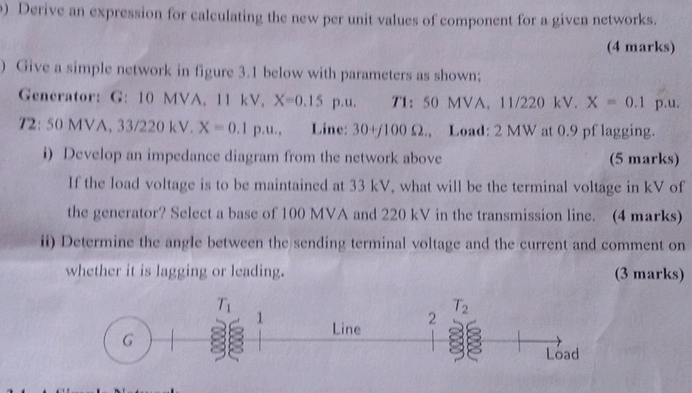 Give a simple network in figure 3.1 below | StudyX
