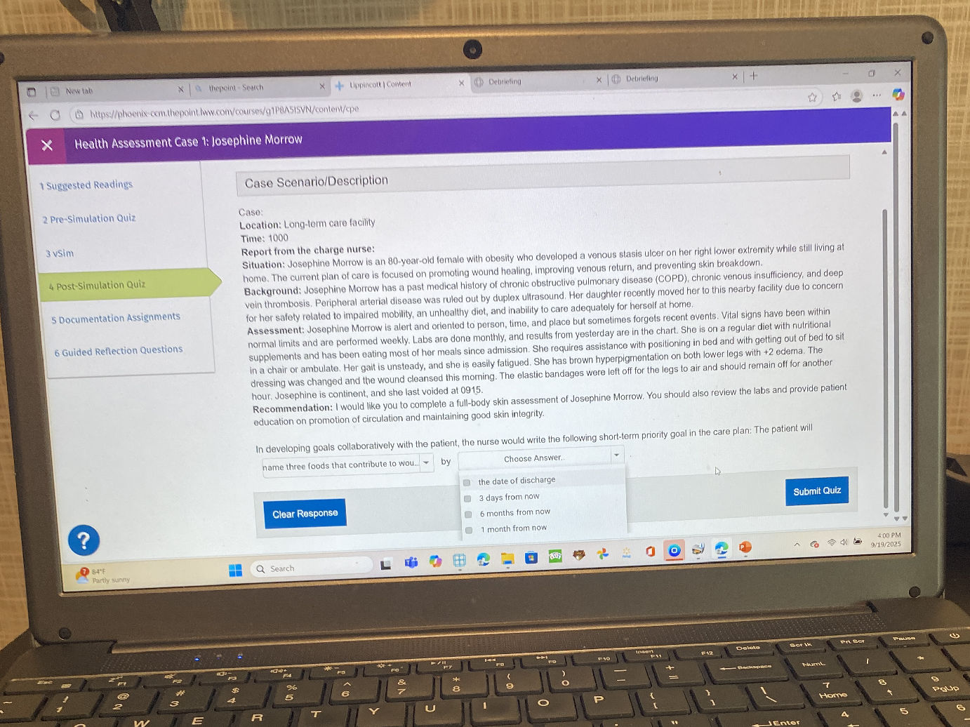 Case Scenario/Description Case: Location: | StudyX