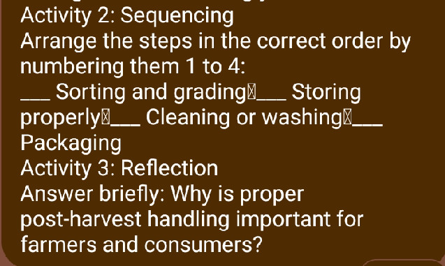 Activity 2: Sequencing Arrange the steps in | StudyX