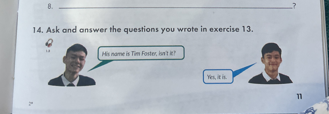 14. Ask and answer the questions you wrote | StudyX