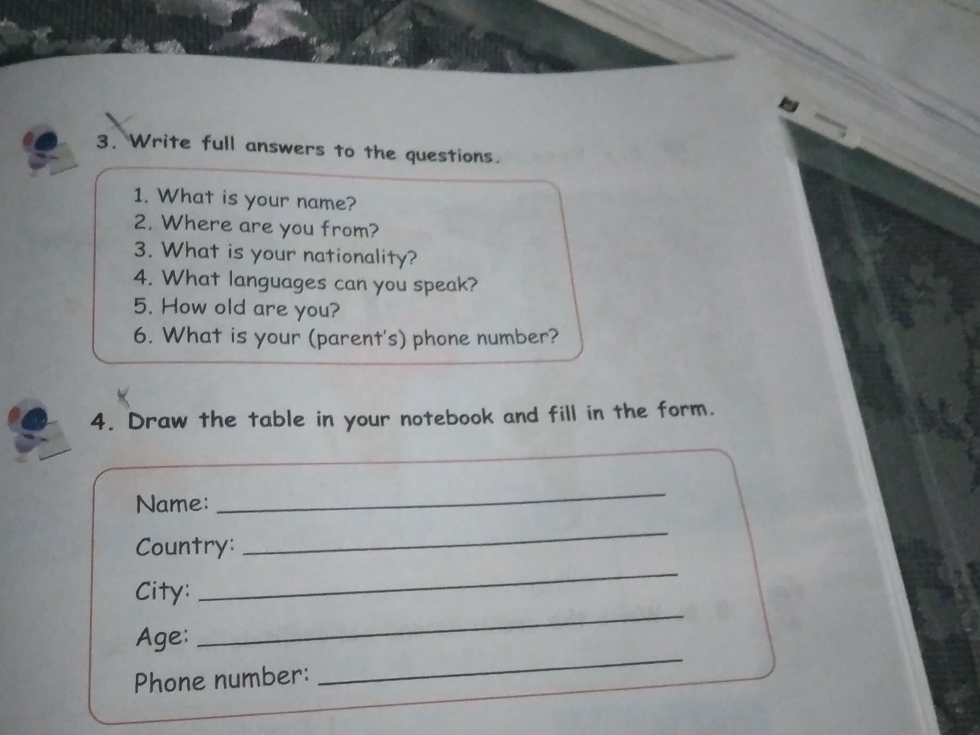 1. What is your name? 2. Where are you from? | StudyX