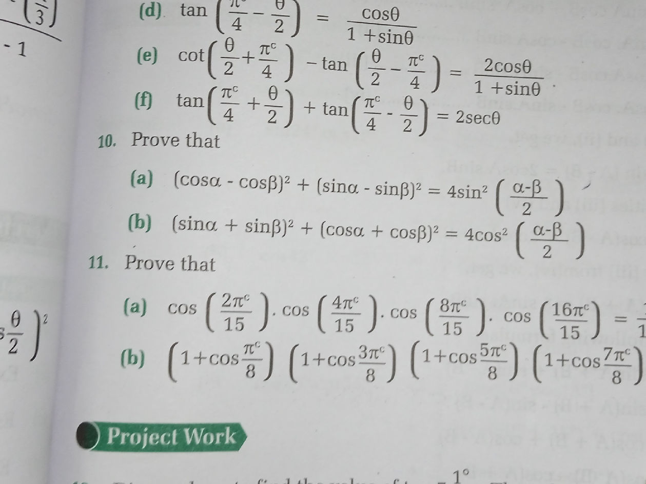 Prove that (a) $ ( - )^2 + ( - )^2 | StudyX