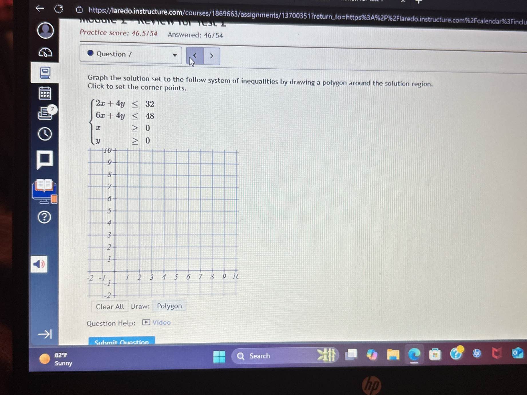 Graph the solution set to the follow system | StudyX