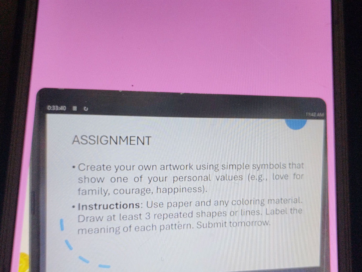 Create your own artwork using simple symbols | StudyX
