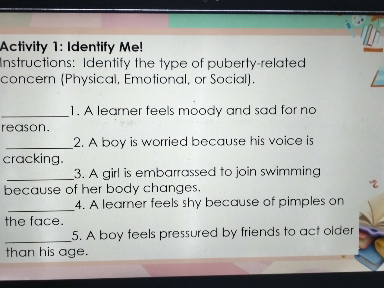Instructions: Identify the type of | StudyX