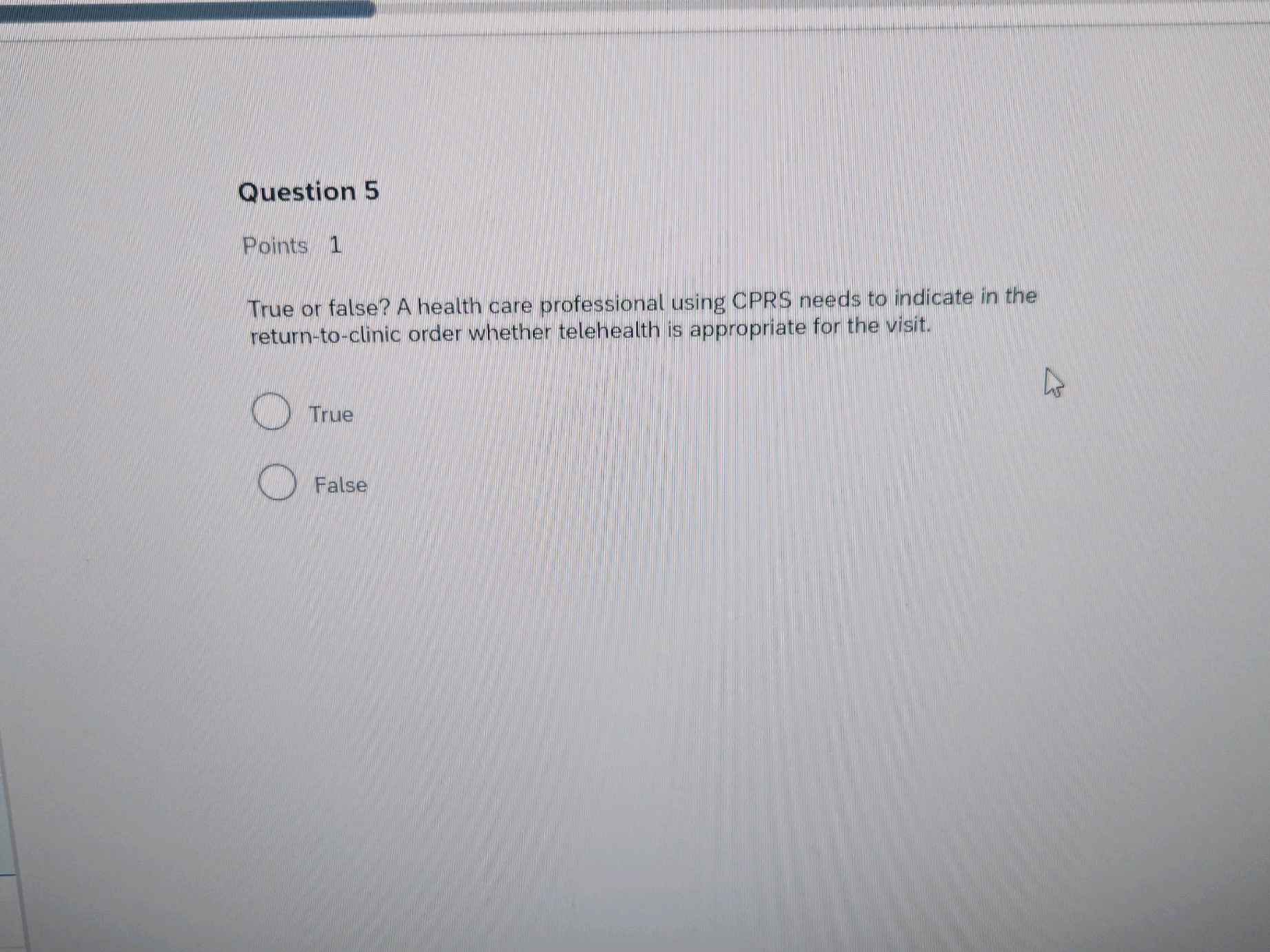 True or false? A health care professional | StudyX