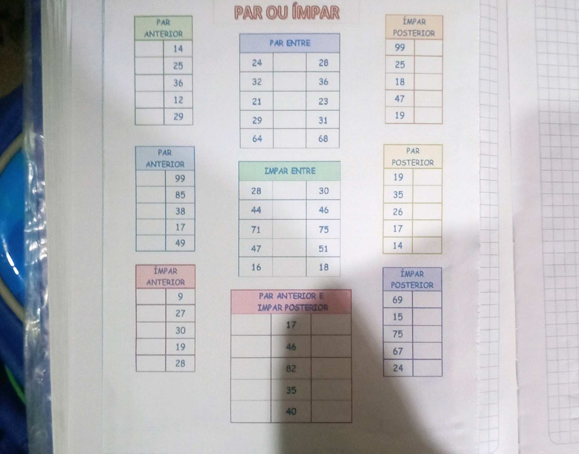 PAR OU IMPAR | PAR ANTERIOR | | | | StudyX