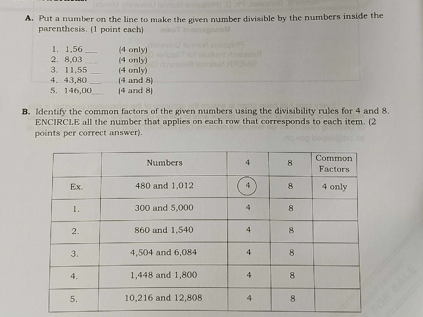 A. Put a number on the line to make the | StudyX