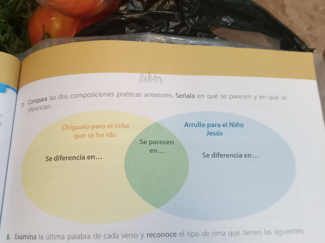 Compara las dos composiciones poéticas | StudyX