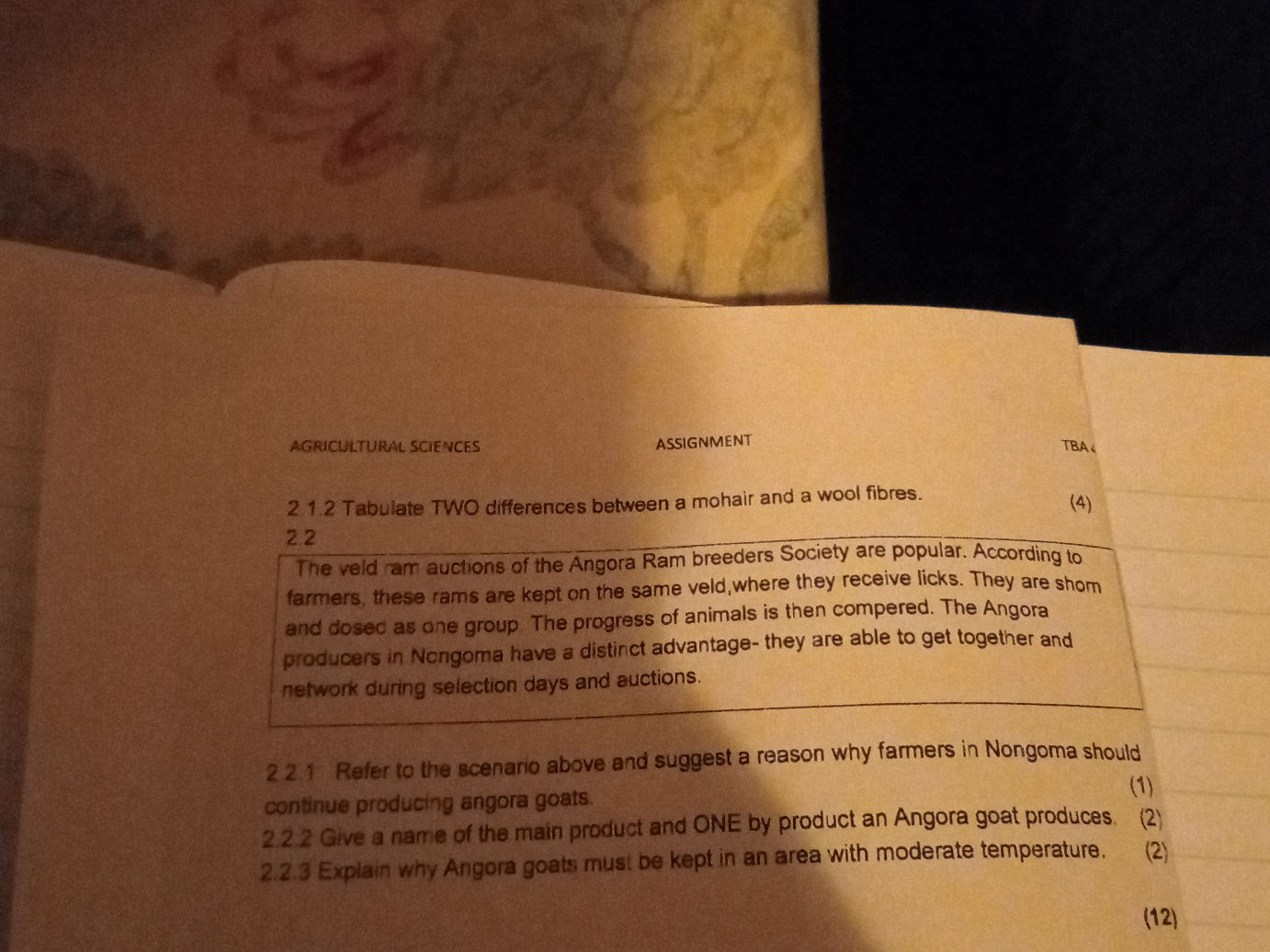21.2 Tabulate TWO differences between a | StudyX