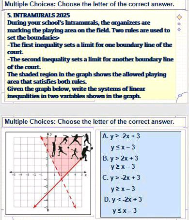 5. INTRAMURALS 2025 During your school's | StudyX